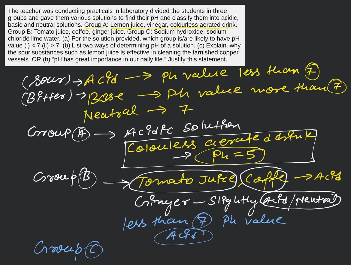 The teacher was conducting practicals in laboratory divided the students