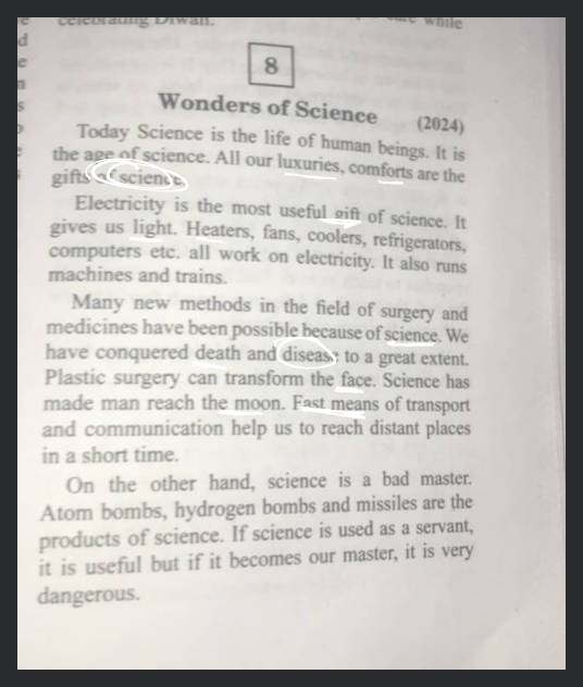 8 Wonders of Science (2024) Today Science is the life of human beings. I..