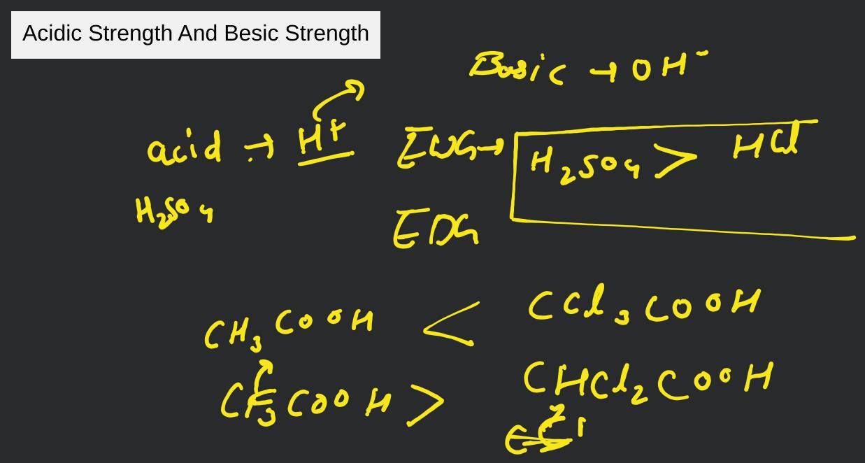 Acidic Strength And Besic Strength | Filo