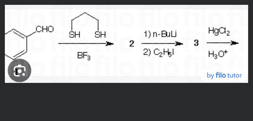 A dithiane synthesis can convert an aldehyde to a ketone. The aldehyde is..