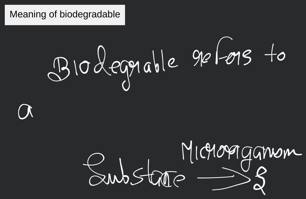 Meaning of biodegradable | Filo