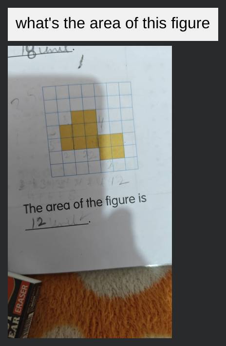 EAR ERASER 2 22 172 243 11618 The area of the figure is 12 mil | Filo