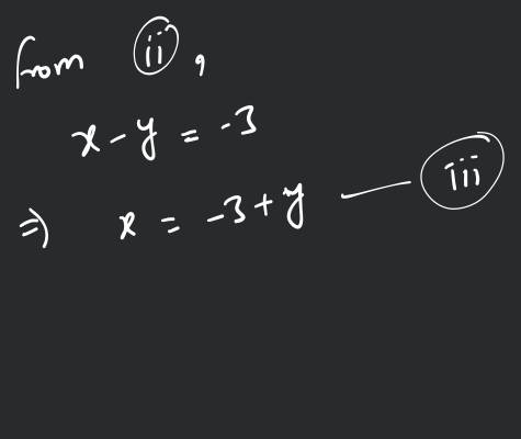 Solve the following simultaneous equation by substitution method. Q. 1. 2..